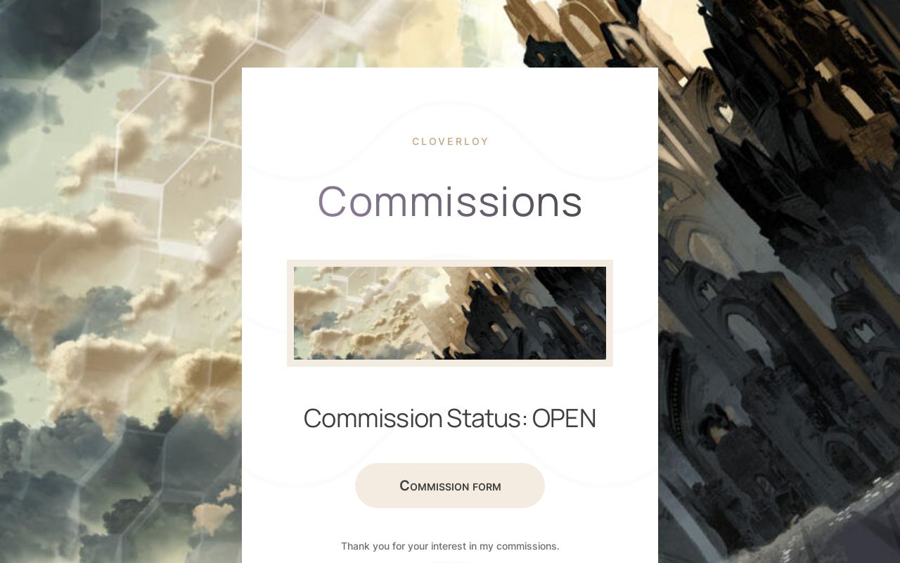 Cloverloy Commissions